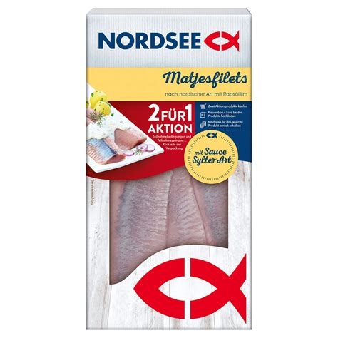Nordsee Matjesfilet Sauce Sylter Art Aldi SÜd