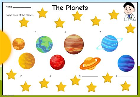 Planet Worksheets