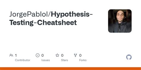 Github Jorgepablolhypothesis Testing Cheatsheet