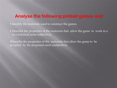ppt pinball research powerpoint presentation free download id 2619123