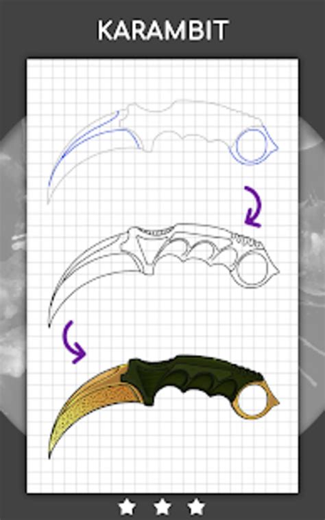 Android 용 How To Draw Weapons Step By Step Drawing Lessons Apk 다운로드