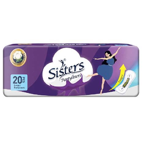 Sisters Longer Pantyliner Budget Pack 20s 180mm