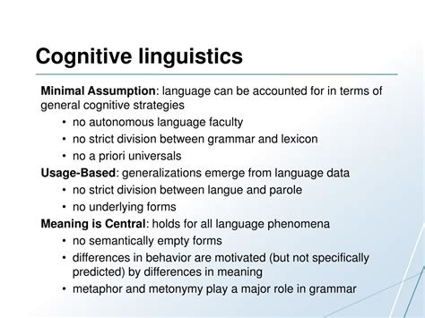 Ppt What Is Cognitive Linguistics Powerpoint Presentation Free Download Id2027824