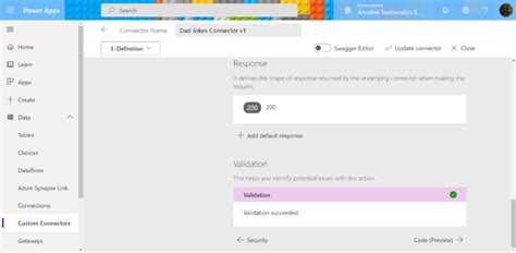 Making A Dad Jokes App Using Rest Apis And Power Apps Custom Connectors Annabel Treshanskys Blog