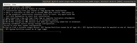 Uefi Fedora Kickstart Fails On `installation Destination Kickstart Insufficient` · Issue 346