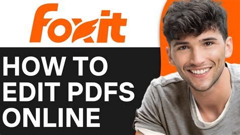 how to edit your pdfs using foxit pdf editor 2024 full guide youtube