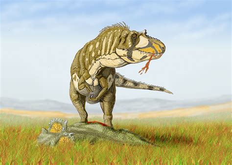 Art Illustration Dinosaurs Daspletosaurus Terrifying Reptile