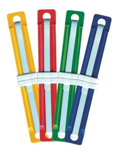 Pack 50 Acoclips Plasticos De Colores Cuotas Sin Interés