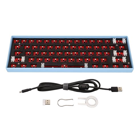 61 Keys Mechanical Keyboard DIY Kit Support Wireless 2 4G BT 3 0 5 0 Type C Wired Modular