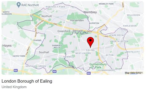 Ealing Map Updated