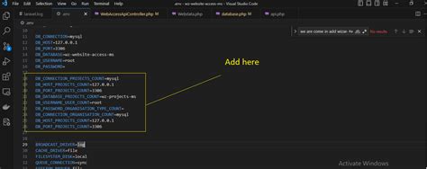 Database Connection Mysqlprojects Not Configured Devops Freelancer