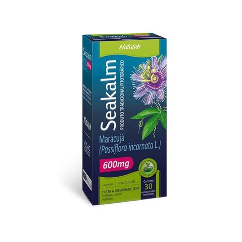 Seakalm Passiflora Incarnata L 600mg Com 30 Comprimidos Farmais