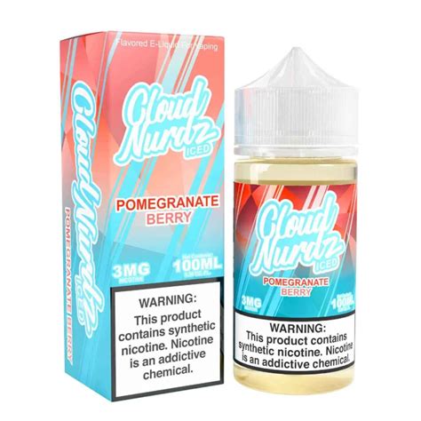 Pomegranate Berry Ice 100ml Cloud Nerdz Nube Densa Vapes Quito Ecuador