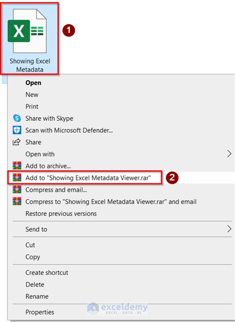 how to show excel metadata viewer 4 effective methods