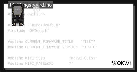 14 Thingsboard Ino Wokwi ESP32 STM32 Arduino Simulator
