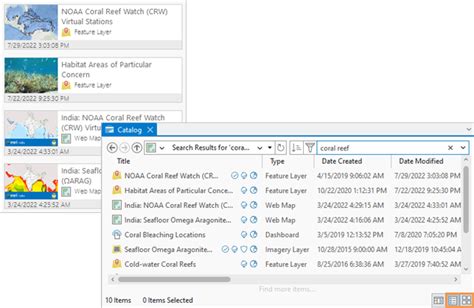 use the catalog pane catalog view and browse dialog box—arcgis pro