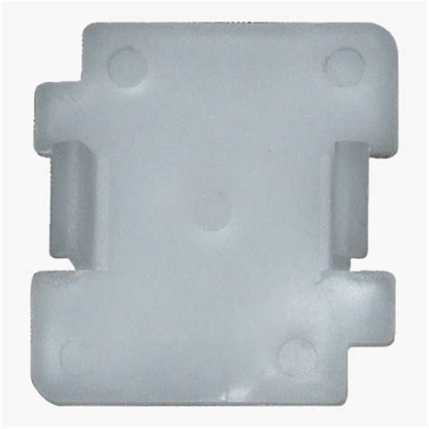 White 10 Gram Water Resistant Durable Unbreakable Plastic Moulded
