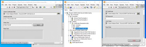 Exsample Don T Work Issue Mediamongrels Ltd Labview Secure Websockets Addon Github