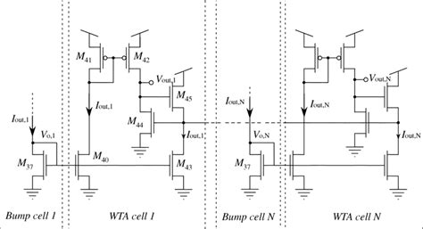 Schematic Of A Current Mode Wta Circuit Only The Output Voltage Of The Download Scientific