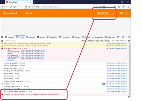 Dynamic Projector Plugin Does Not Load In Firefox · Issue 2536 · Tensorflowtensorboard · Github