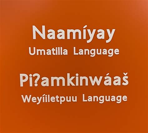 Pelc Native Language Signage Project Pendleton Early Learning Center