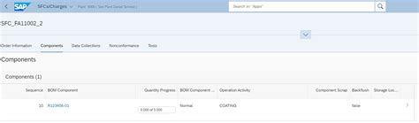 Component Backward Search In Sap Digital Manufactu Sap Community