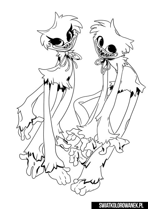 Kissy Missy Poppy Playtime Darmowe Kolorowanki Do Druku