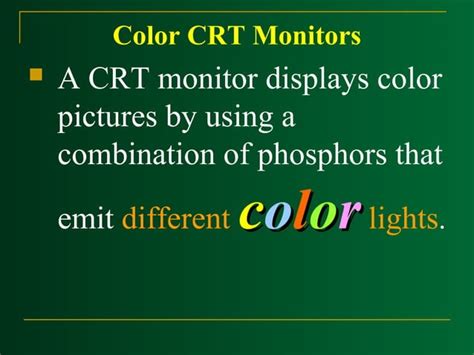 raster scan and raster scan displays ppt