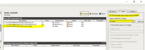 OPC Tag In Transaction Does Not Update Even Though The Tag Browser