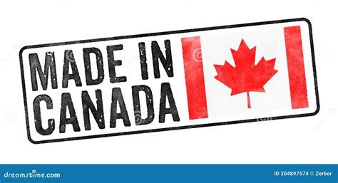 Печать на белом фоне в Канаде Стоковое Фото изображение насчитывающей знамена гарантия 204897574