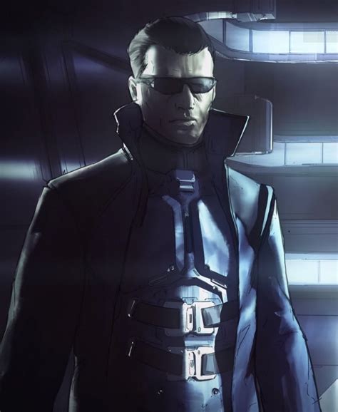 Deus Ex Jc Denton Deus Ex Cyberpunk Male Science Fiction Art