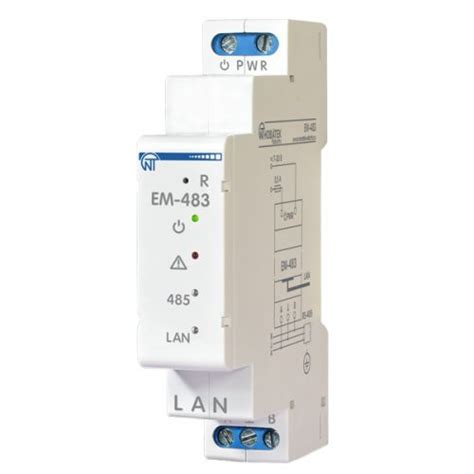 ЕМ 483 в Modbus Tcp Modbus Rtu Consteel