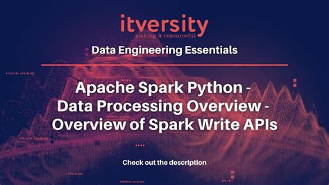 Apache Spark Python Data Processing Overview Overview Of Spark