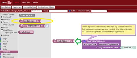 apriltags for ftc blocks · first tech challenge ftcrobotcontroller wiki