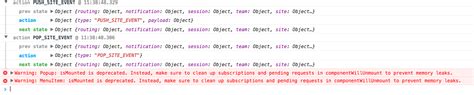 ismounted is deprecated instead make sure to clean up subscriptions