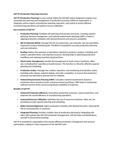 sap pp pdf
