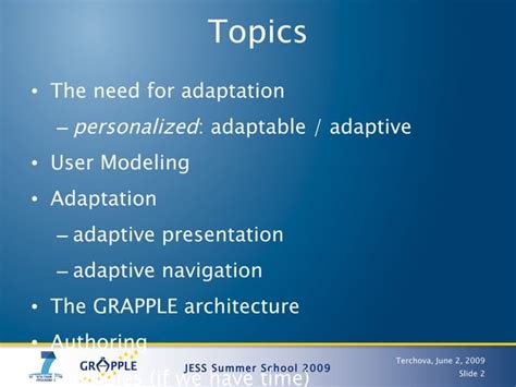 Adaptive Learning Environments Ppt Adaptive Learning Environments Ppt
