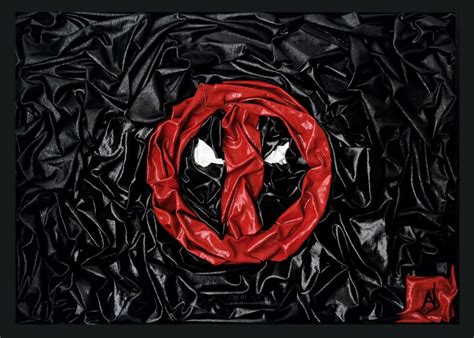 Deadpool Paint Splatter