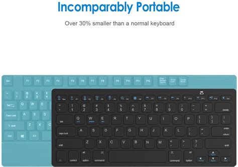 Jetech 2155 Universal Bluetooth Wireless Keyboard Black Computers
