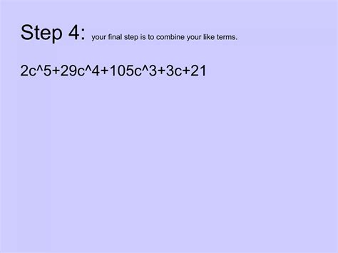 Multiplying Polynomials Powerpoint Ppt Physics Science