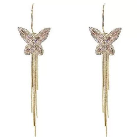 Moda Japonesa 1 Par Aretes Mariposa Crista Vintag Sexy Tjn08 Mercadolibre