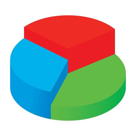 Isometric Pie Chart Icon 14022141 Vector Art At Vecteezy