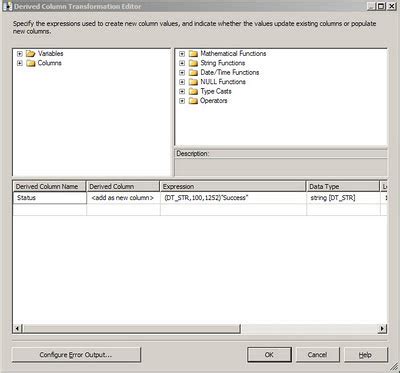 Ram S Blog SSIS Derived Column