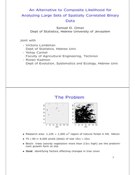 An Alternative To Composite Likelihood For Data