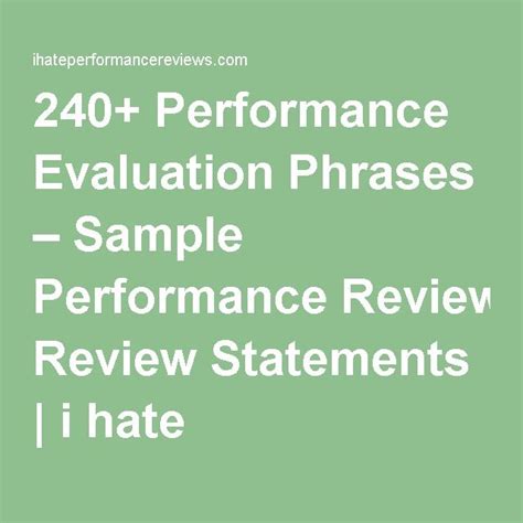 7 Employee Evaluation Ideas Employee Performance Review Evaluation Employee Performance