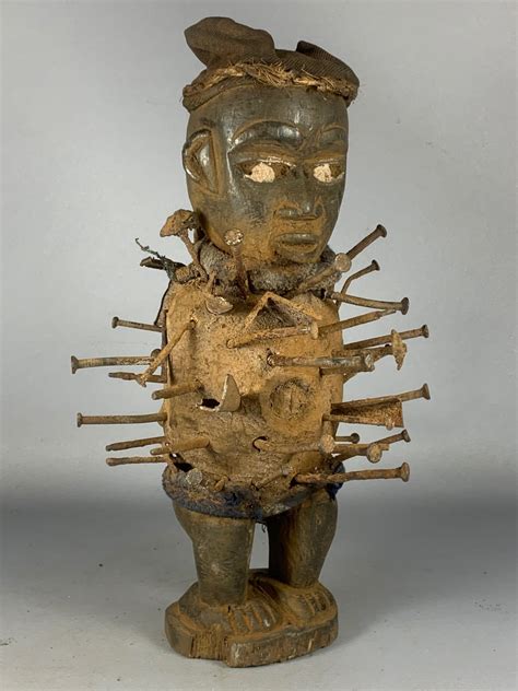 Bakongo Old Fetisch Bakongo Nkisi Nkondi Nail Statue Congo Verkocht Kunstveilingnl