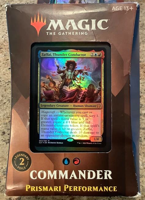 Strixhaven Commander Deck Prismari Performance Values Mavin