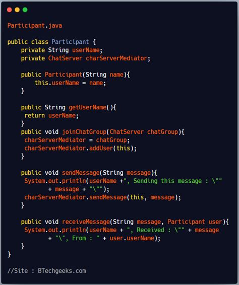 Mediator Design Pattern BTech Geeks