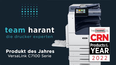 Xerox Versalink C7100 Serie Zum Produkt Des Jahres Gekürt