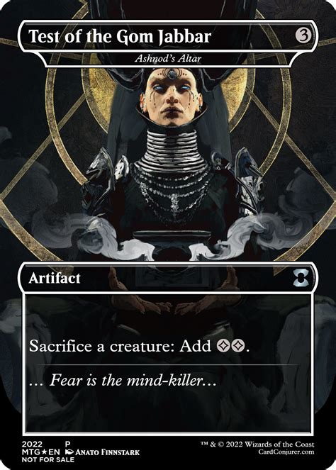 Hazezon Dune Altered Art Deck Commander Edh Mtg Deck
